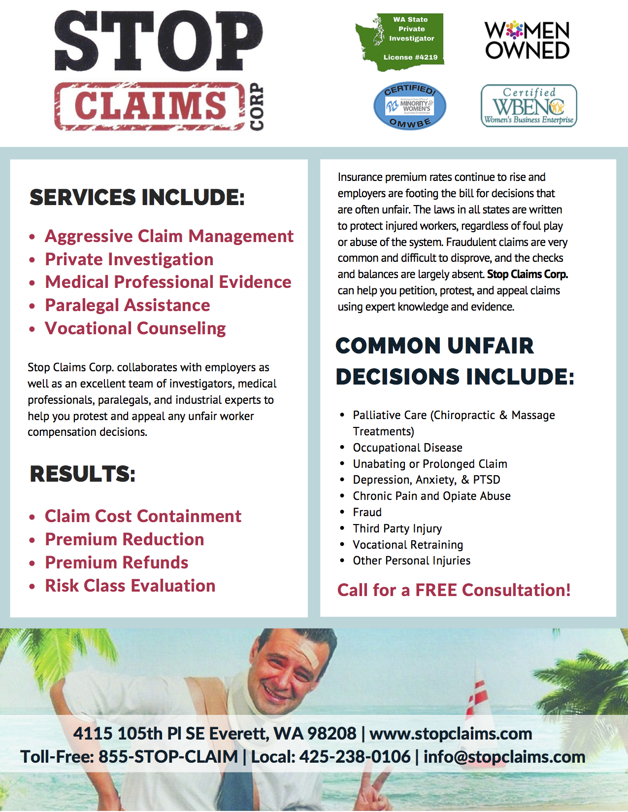 stop-claims-services_one-sheet - Stop Claims Corp.